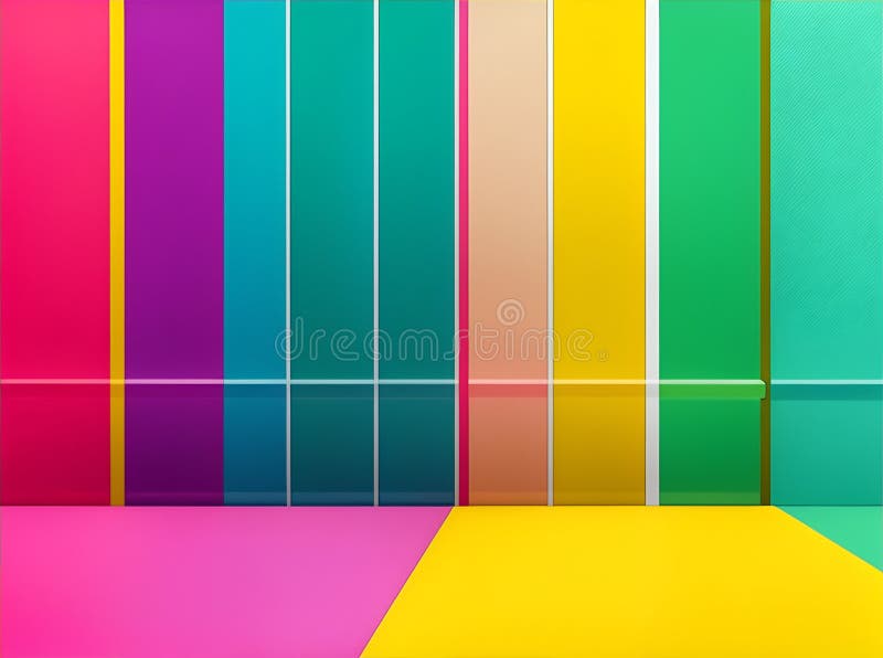 Background Colorful Toner Spectrum, Concept Presenting Colors Printing ...