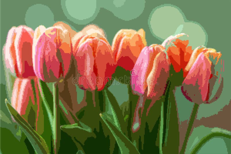 Pixel Art Tulip Stock Illustrations – 138 Pixel Art Tulip Stock ...