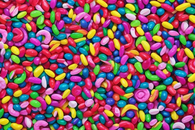 Beautiful Background of Colorful Twisted Candy AI Generated Stock ...