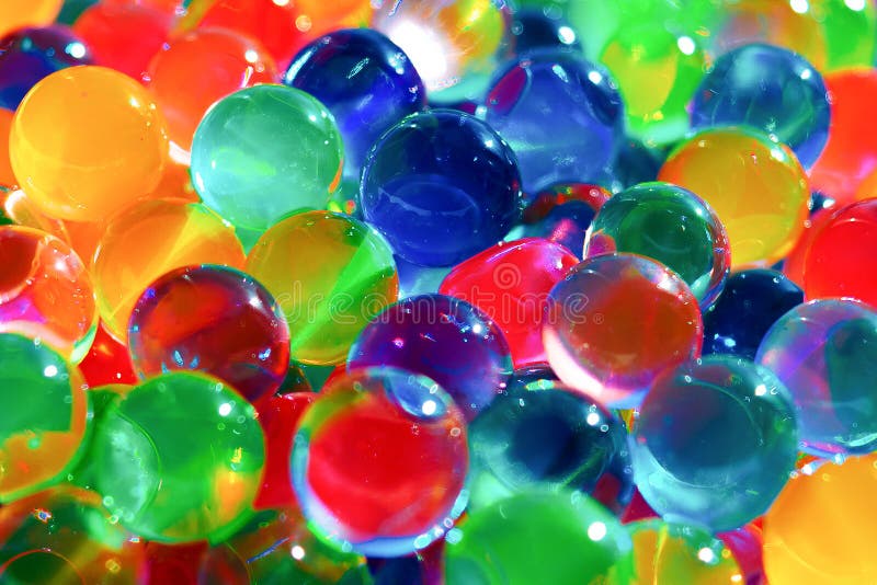 Background of Colorful Water Balloons Stock Photo - Image of soft ...