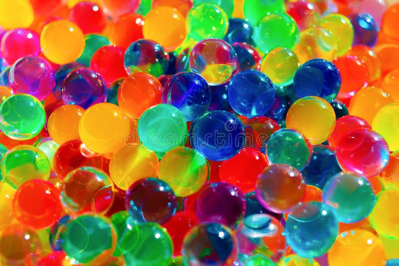Background of Colorful Water Balloons Stock Image - Image of ...
