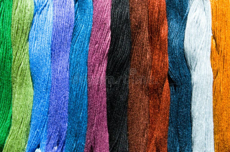 Background from Colourful Threads Stock Photo - Image of knitting ...