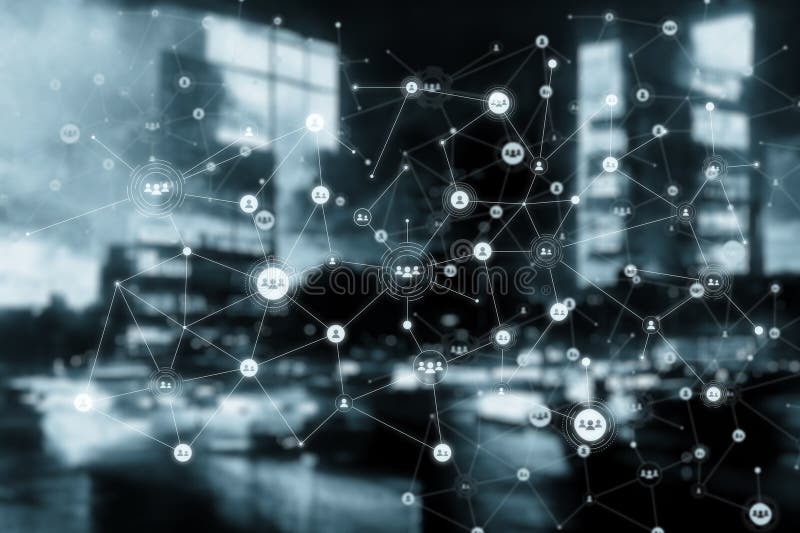 Background from the Communication System Stock Image - Image of ...