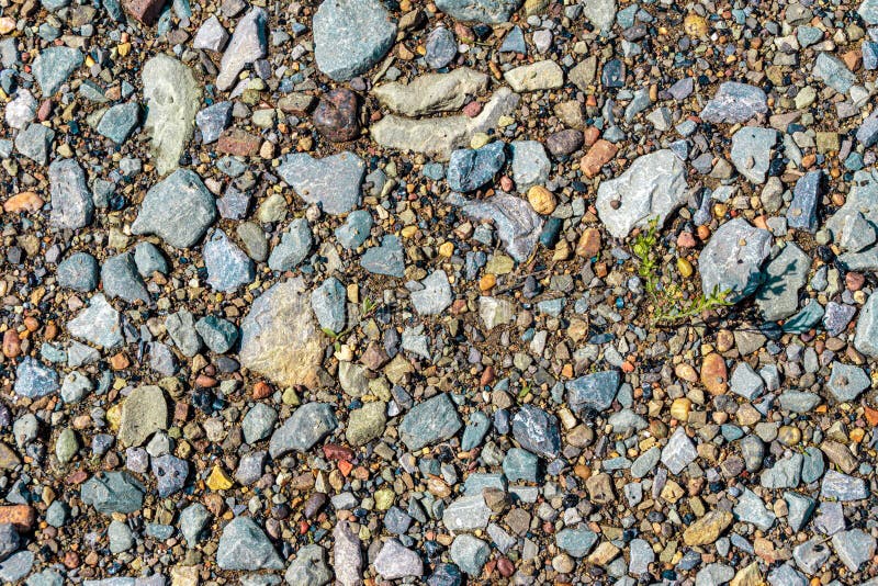 Background - a Compacted Mixture of Gravel, Crushed Stone and Sand from ...