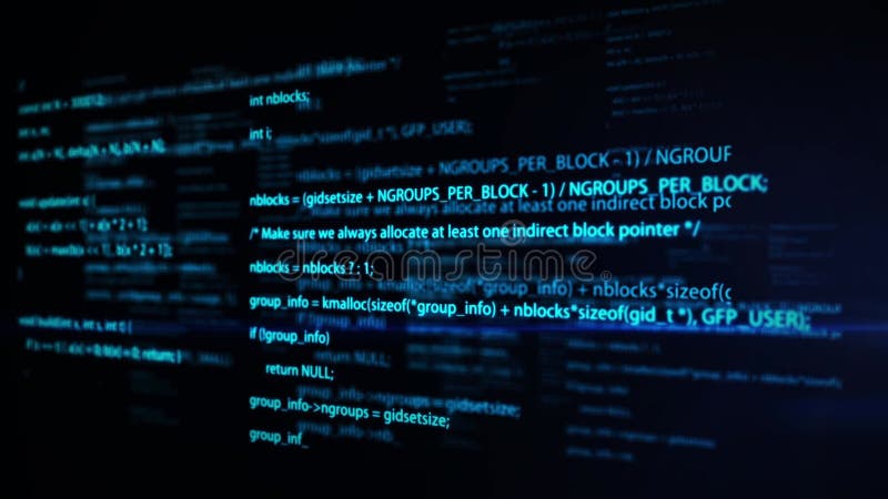 Background of Computer Program Code Scrolling Stock Footage - Video of advertisement ...