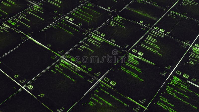 Background with Computer Programs. Animation Stock Footage - Video of ...