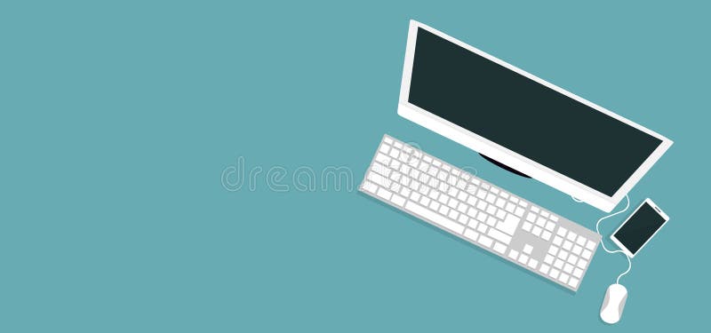 Background for Computer School Vector Stock Vector - Illustration of ...