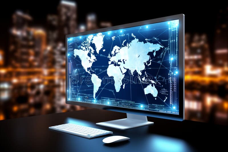 A Background on the Computer Screen Features Network Connection ...