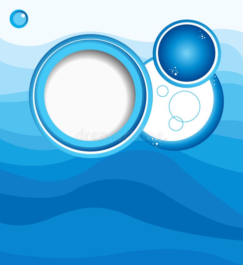 Background Concept Design for Brochure or Flyer, Abstract Water Stock ...