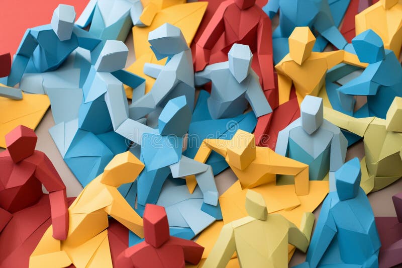 Background Concept Shape Origami Design Blue Object Colours Geometric ...