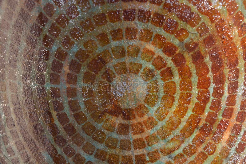 Background Concept Squares Painted in a Round Form Stock Image - Image ...