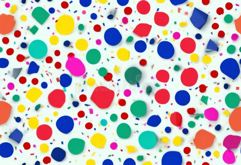 Less Background Confetti Creative Doodle Minimalist Fun Pattern ...