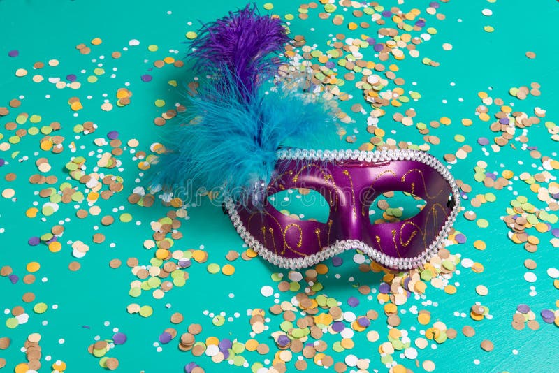 Background of Confetti with Elements Related To the Carnival and Summer ...