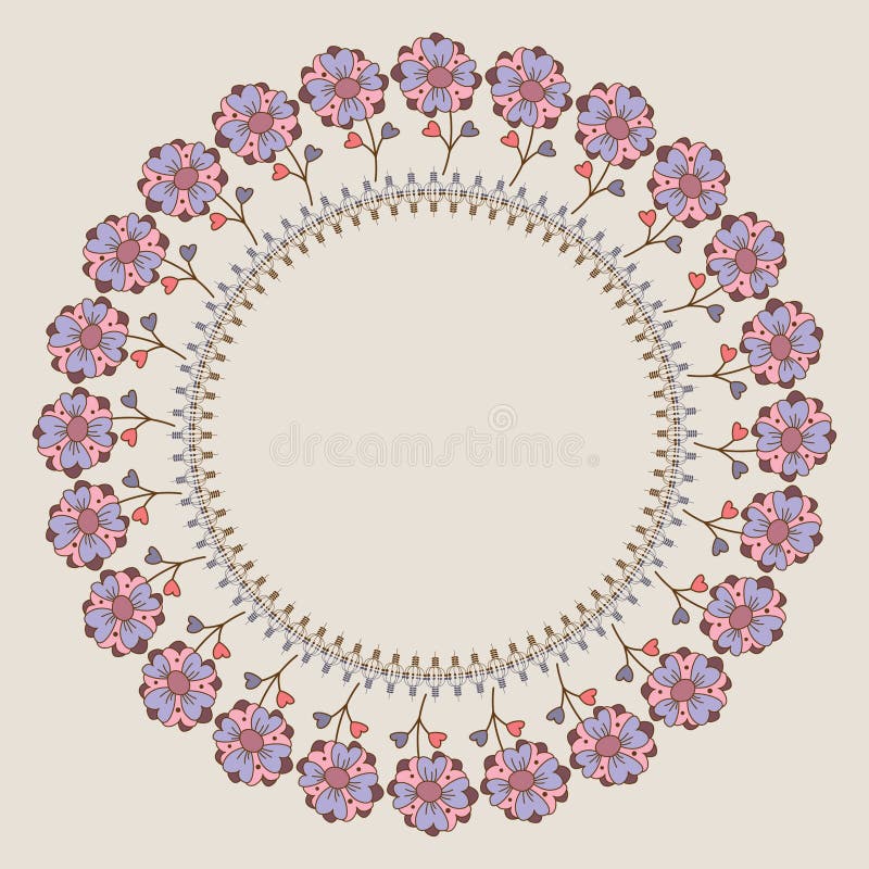 Background for Congratulations with an Abstract Pattern in a Circle ...