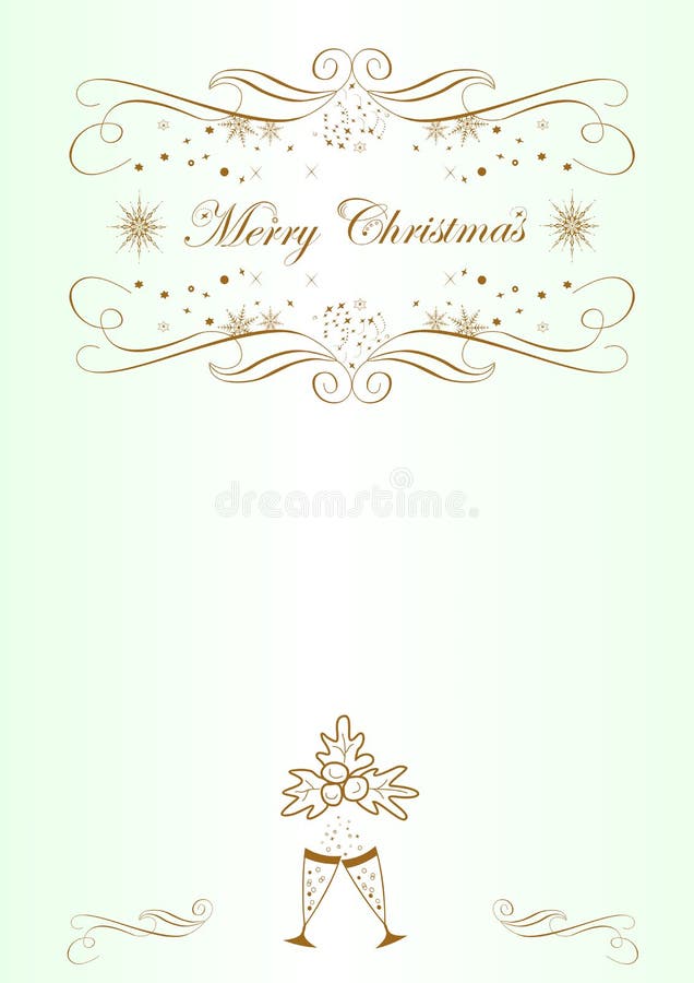 Background for Congratulations on Christmas Stock Illustration ...