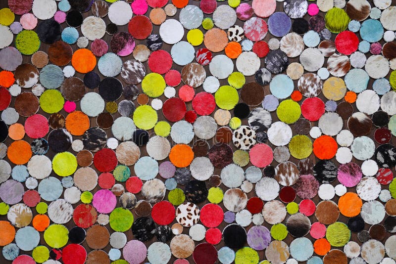 Background Consisting of Colored Circles of Different Diameters and ...