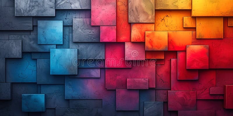 The Background Consisting of Geometric Shapes with Additional Lines ...