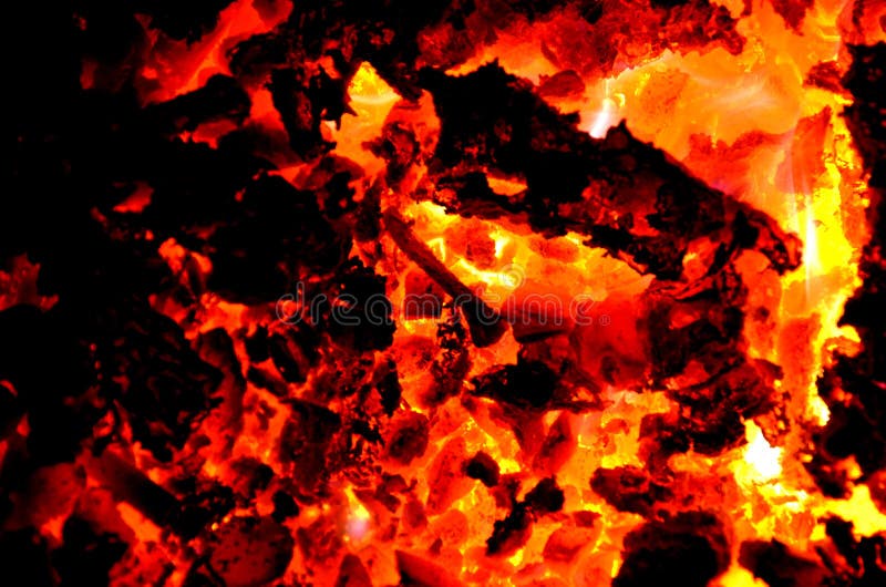 A Background Consisting of Various Incandescent and Burning Materials ...