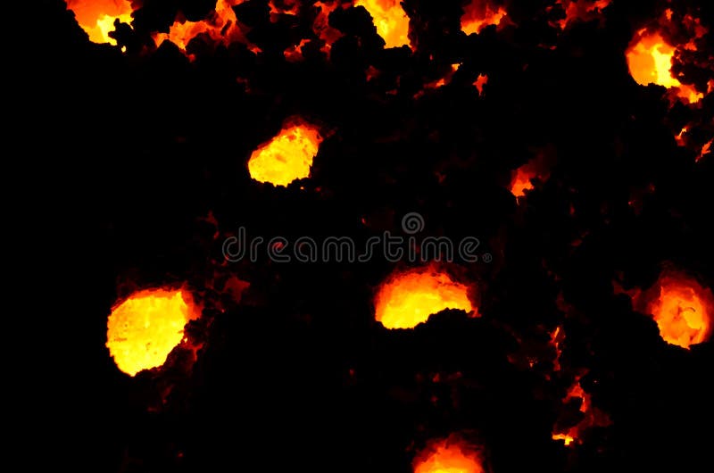 Combustion of Coal Anthracite of Different Fractions, Generating Heat ...