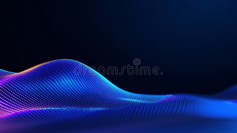 Background with Contoured Spacetime Waves and Forming Stars on Dark ...
