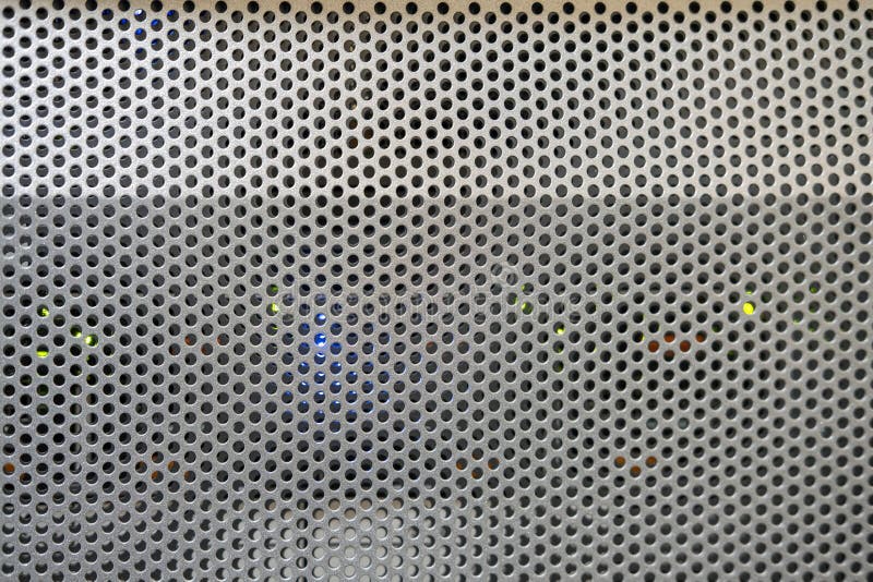 Background of a Convex Metal Surface with Round Lattice Holes, Texture ...