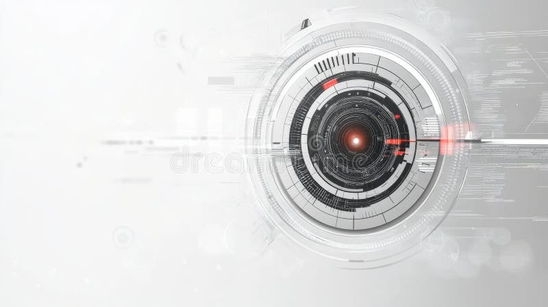 The Background Conveys a Hi-tech Communication Concept and Innovation ...