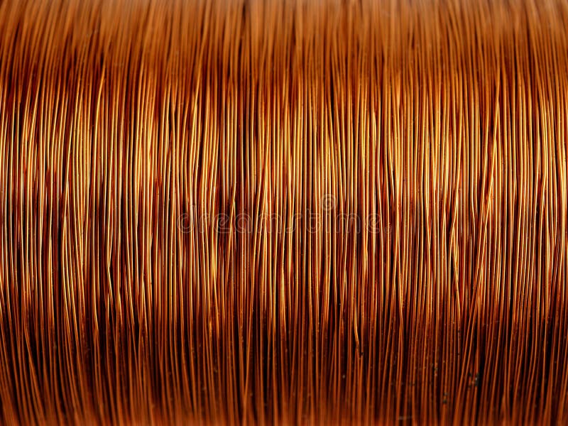 Background of copper wire stock image. Image of industrial - 22416717