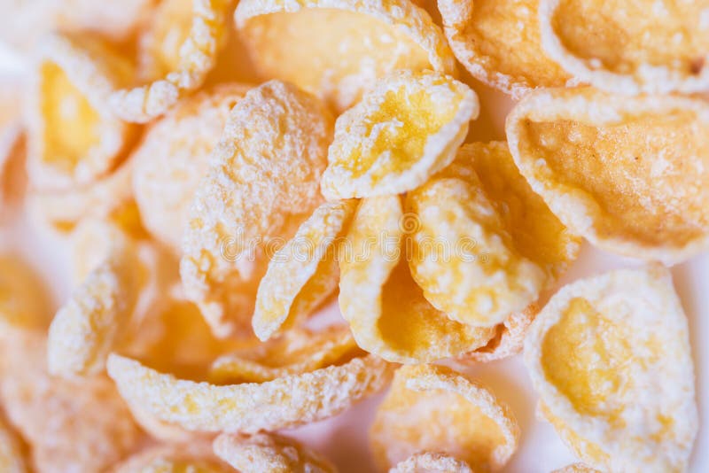 Background Cornflakes Closeup Stock Image - Image of closeup, delicious ...