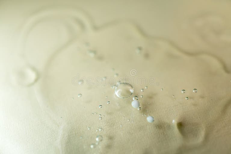 Microcapsules in Cosmetics. Background Stock Photo - Image of shampoo ...