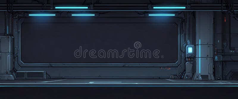 Background Covered with Future Technology Style, 2D Front View, Game ...