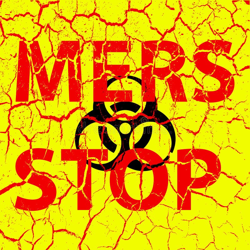 MERS-COV, Mers Corona Symbol. Respiratory Syndrome Coronavirus Vector ...