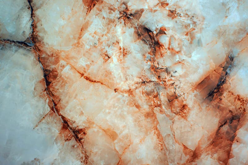 The Background of a Cream-colored Marble Slab with Rusty Brown Streaks ...