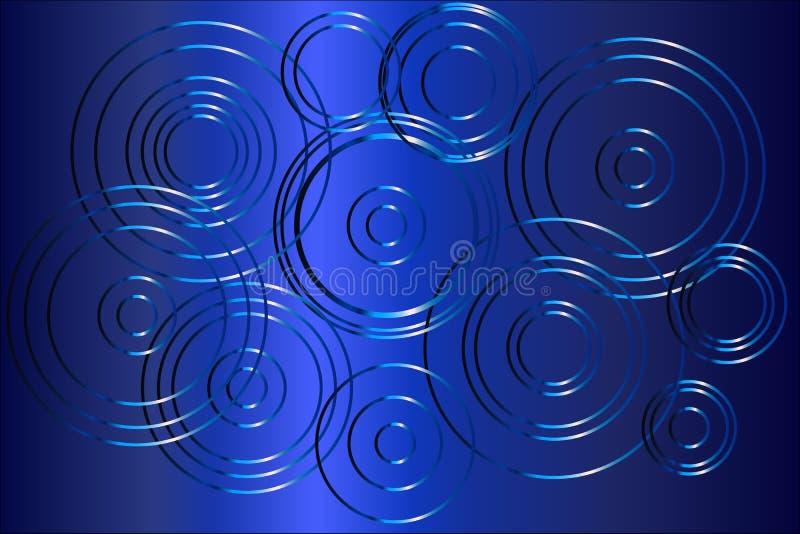 Abstract Metal Blue Circle Background Stock Vector - Illustration of ...