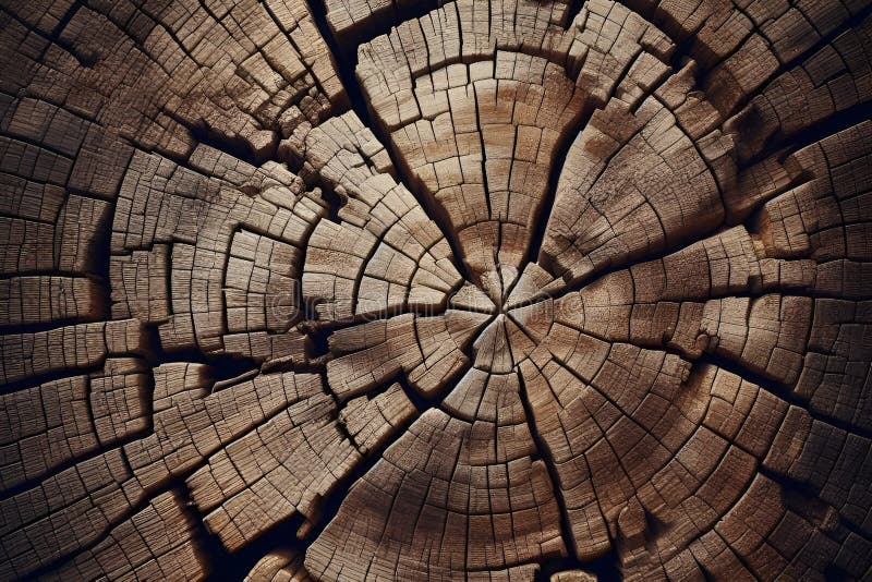 Background of the Cross Section of a Tree Trunk Stock Illustration ...