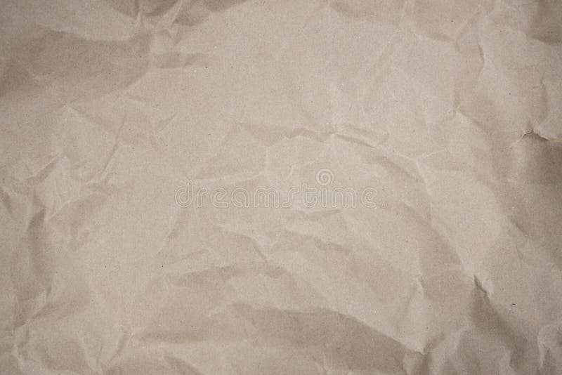 Crumpled brown paper stock photo. Image of brown, parchment - 130397652
