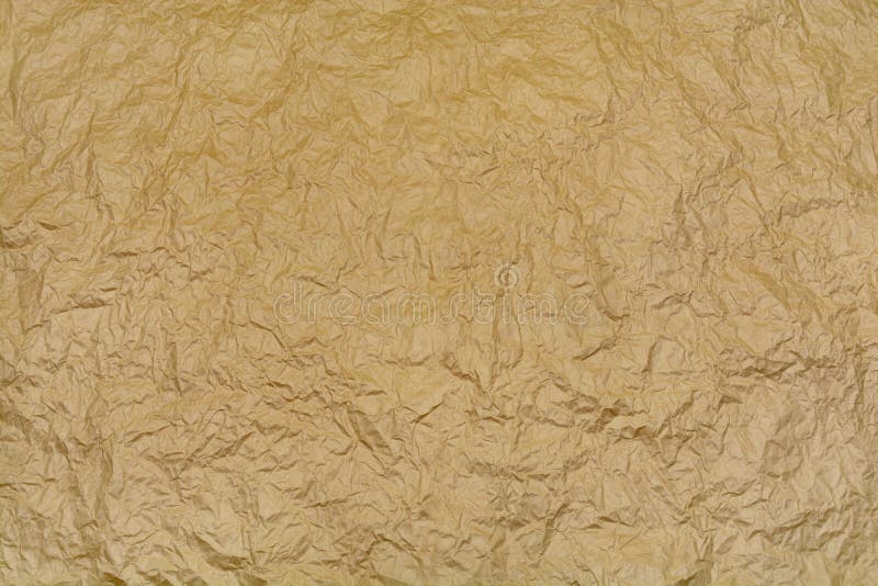 Background Crumpled Brown Paper Stock Photo - Image of surface ...
