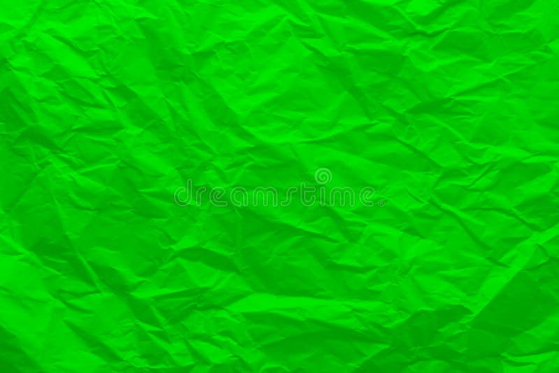 Background of Crumpled Green Paper Stock Image - Image of paper ...