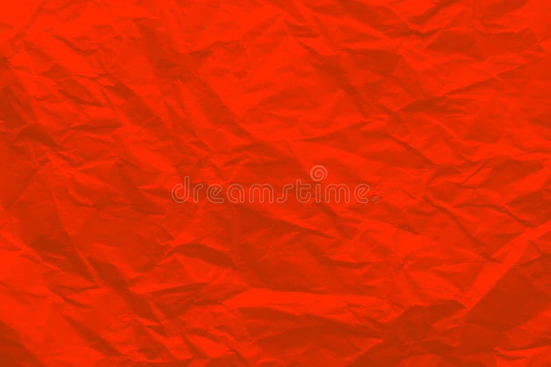 Background of Crumpled Red Paper. Stock Photo - Image of background ...