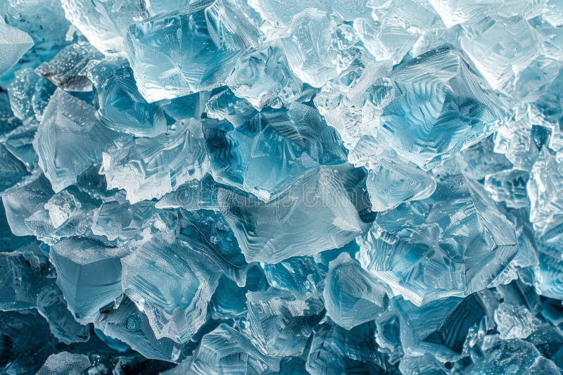 Background of Crushed Ice Cubes Showing Refreshing Coolness Stock Photo ...
