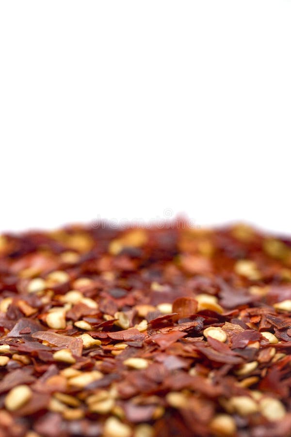 Crushed Red Pepper Flakes stock image. Image of organic - 126085467