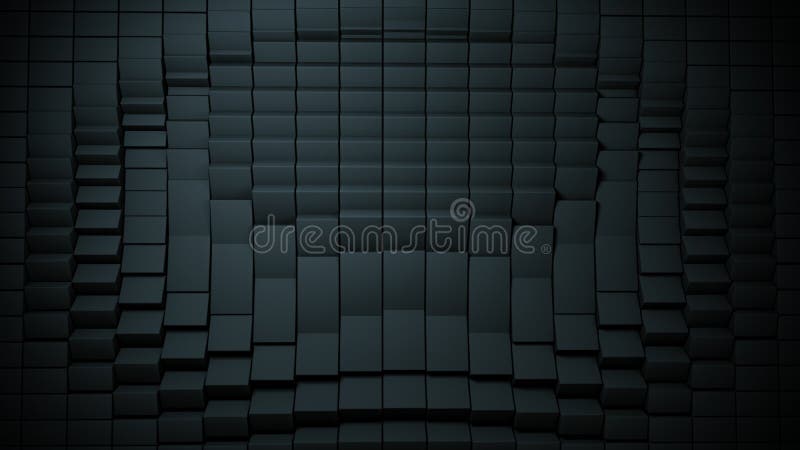 Background Cube Distortion Black Stock Illustration - Illustration of ...