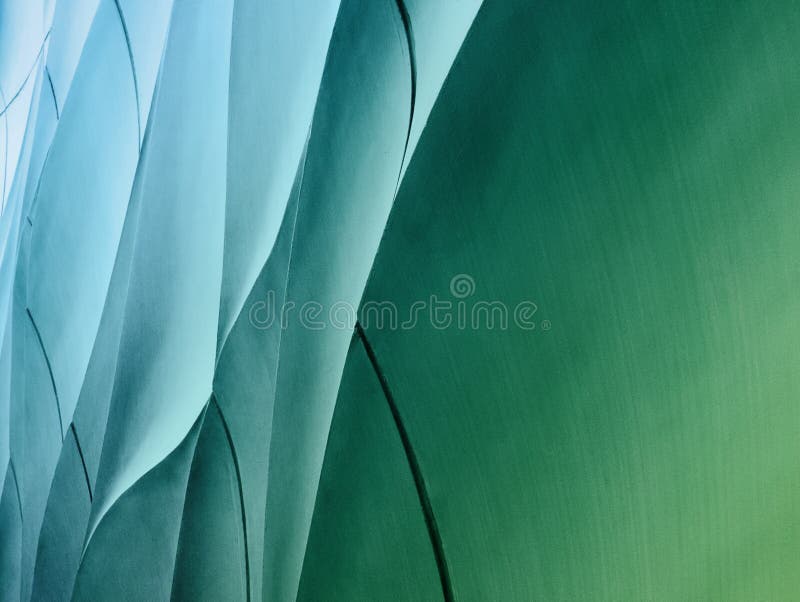 Background of Curve Pattern on Green Wall Stock Photo - Image of ...