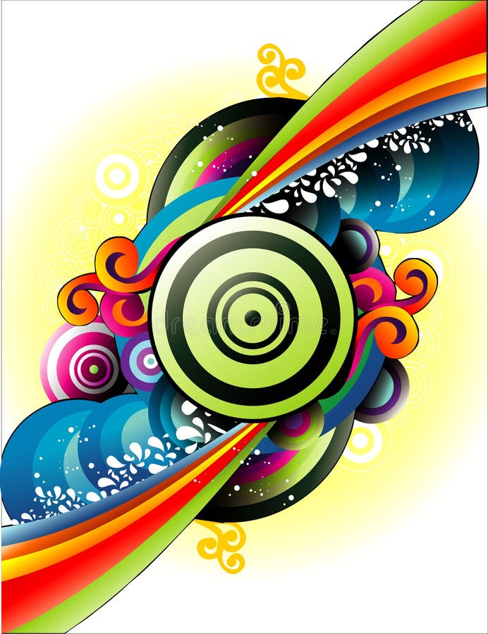 Background curves vector stock vector. Illustration of style - 6259241