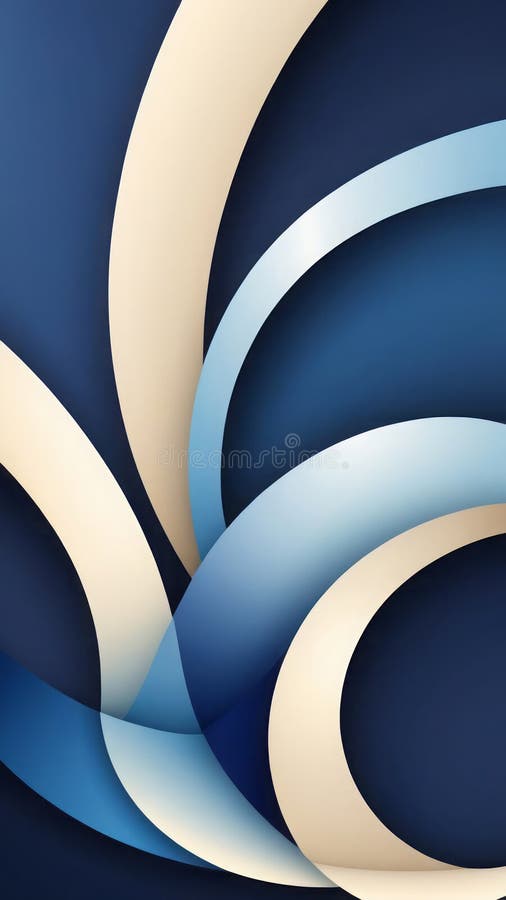 Background from Curvilinear Shapes and Navy Stock Photo - Image of ...