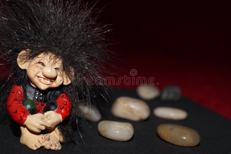 Cute troll stock image. Image of creature, cheerful - 101579735