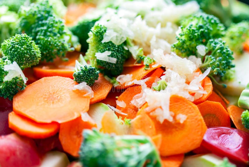 Background of Cutting Fresh Vegetables Stock Image - Image of health ...