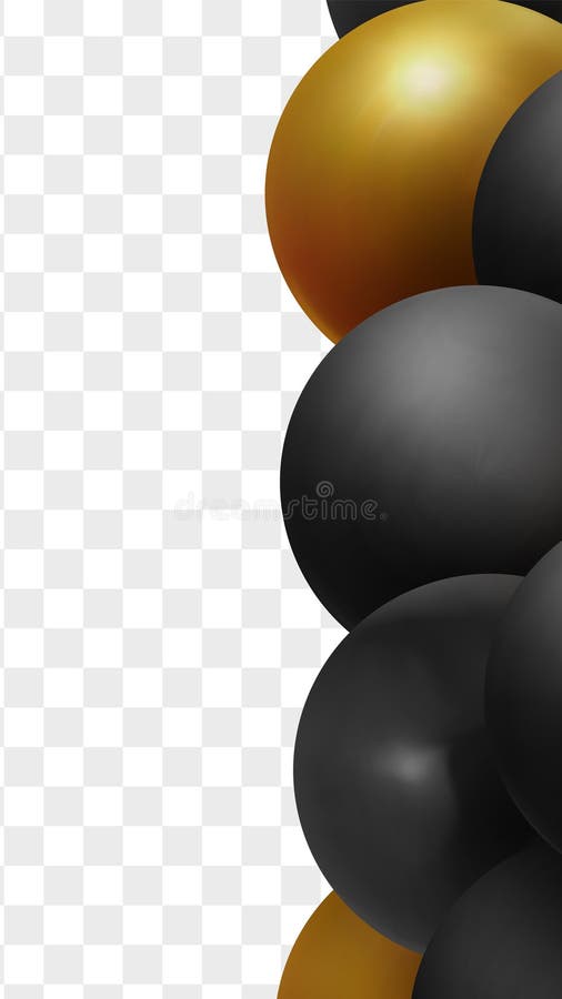 Background with 3d Balls. Round Sphere of Geometric Objects, Pearl Made ...