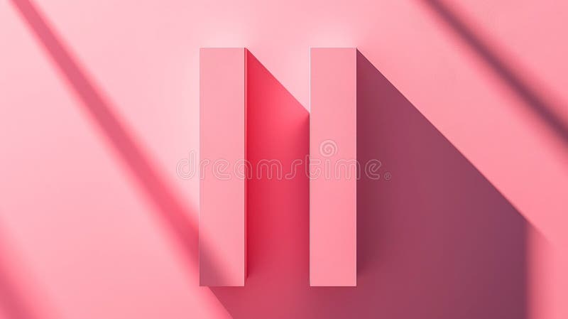 Background 3d Pink Abstract Background with Two Vertical Rectangles ...