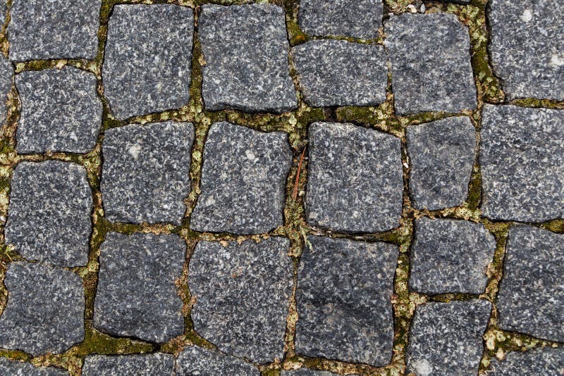 Background of Dark, Ancient Cobblestone. Texture with a Cobblestone ...
