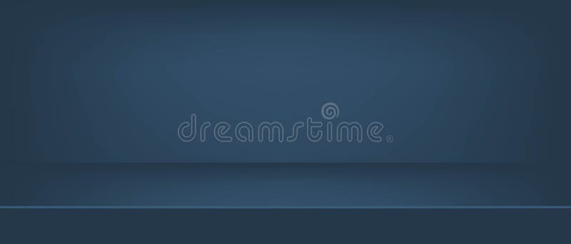 Background Dark Blue Shelf Studio, Interior Space Room Tabletop, Vector ...